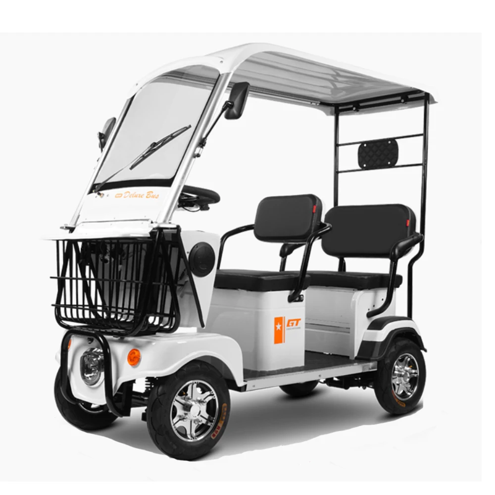 Vehículo eléctrico de cuatro ruedas para adulto, Scooter de movilidad, autobús turístico, alto ...