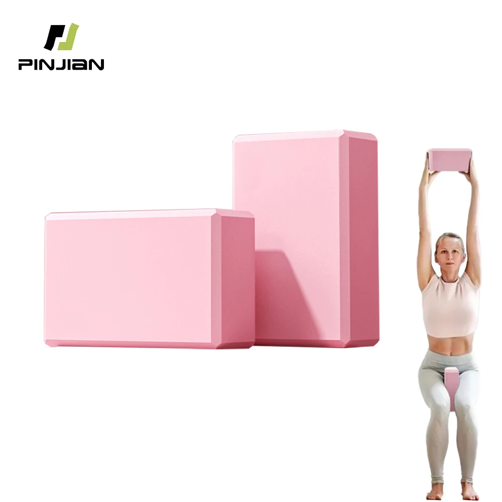 2PCS-Yoga-Building-Blocks-Cubes-Pilates-Bricks-Foam-Brick-Sports-Yoga ...