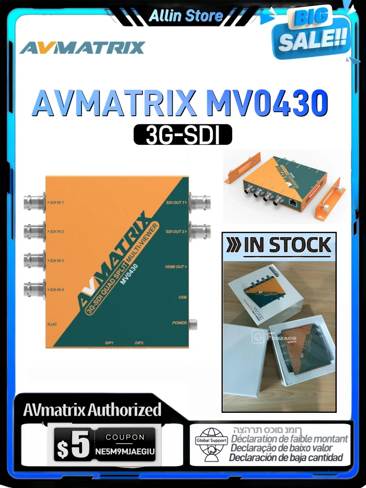 AVmatrix-MV0430-3G-SDI-convertidor-de-escaneo-multivisor-para-Monitor ...