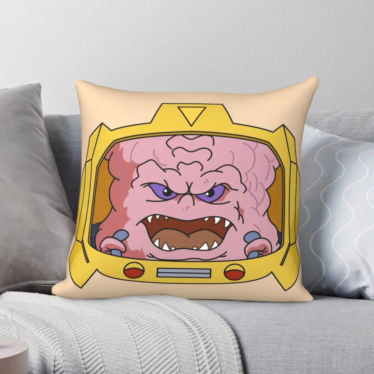 Krang-One-Square-Pillowcase-Polyester-Linen-Velvet-Creative-Zip-Decor ...