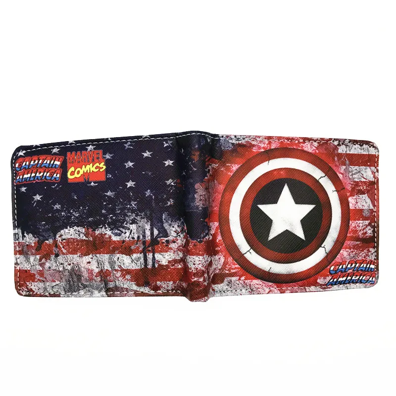 Classical-Design-Comics-Marvel-Wallet-Hero-Spider-Man-Punisher-Hulk ...