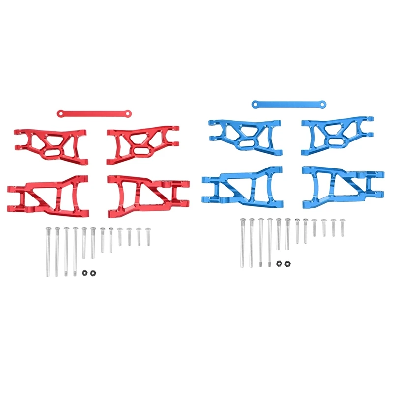 Metal Front And Rear Suspension Arm RC Car Kit For 1/10 Traxxas Slash ...