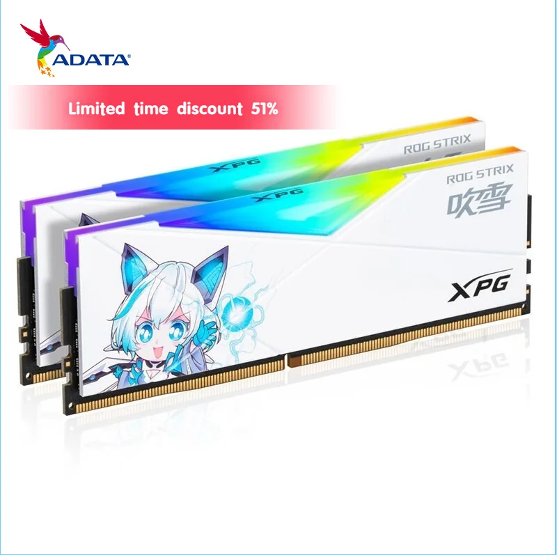 Adata Ddr4 Memoria Ram Xpg D50 Rog Strix Rgb 8gbx2 16gbx2 3600mhz ...