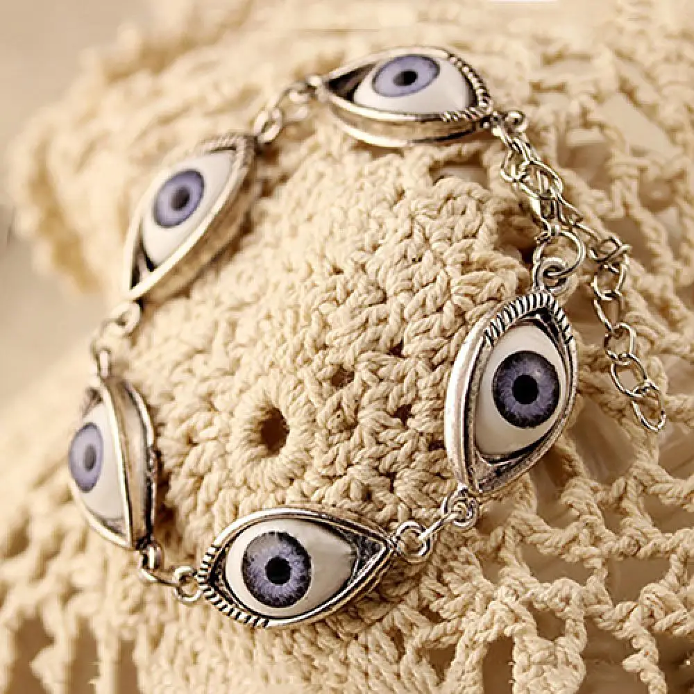Bracelet-Chain-Fashion-Unisex-Angel-Evil-Demon-Big-Eye-Eyeball-Pattern ...