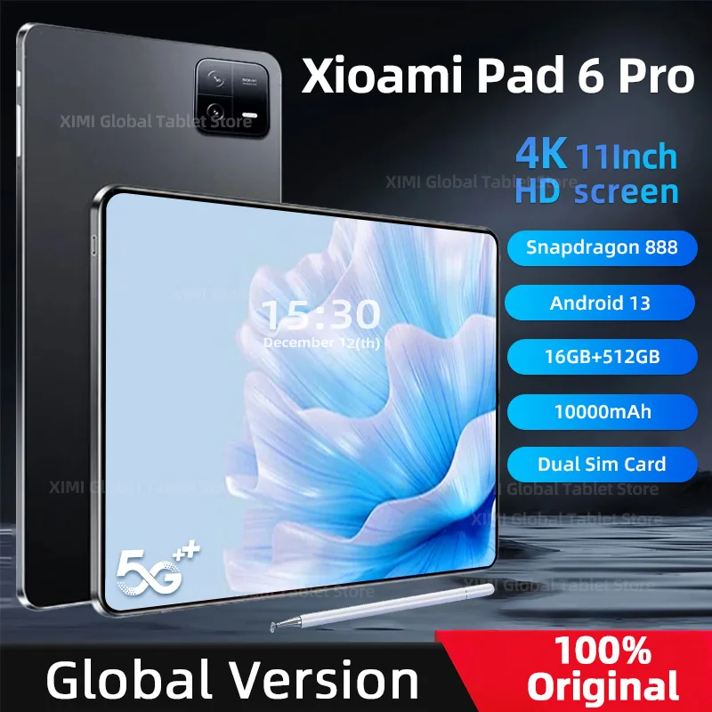 Pad-6-Pro-Mi-Tablet-PC-Android-13-16GB-512GB-Snapdragon-888-5G-Cart-o ...