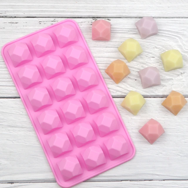 Diamond Silicone Candy Mold, 18 Cavities, 42% OFF
