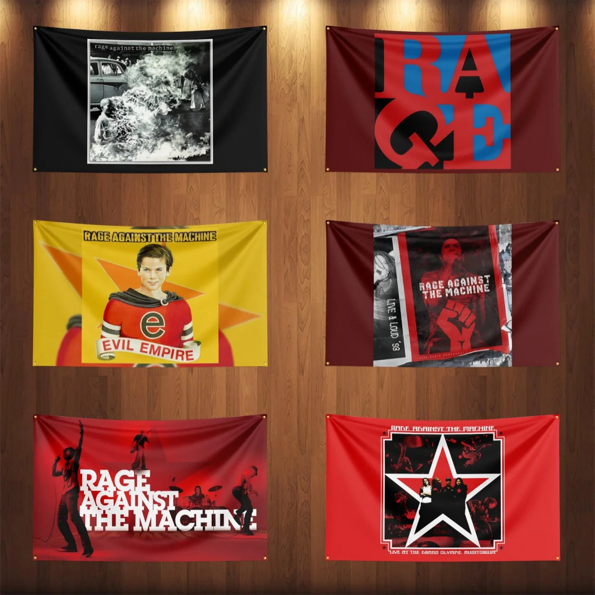 3x5 Ft Heavy Rock Band R-Rage Against the Machines Flag Polyester ...