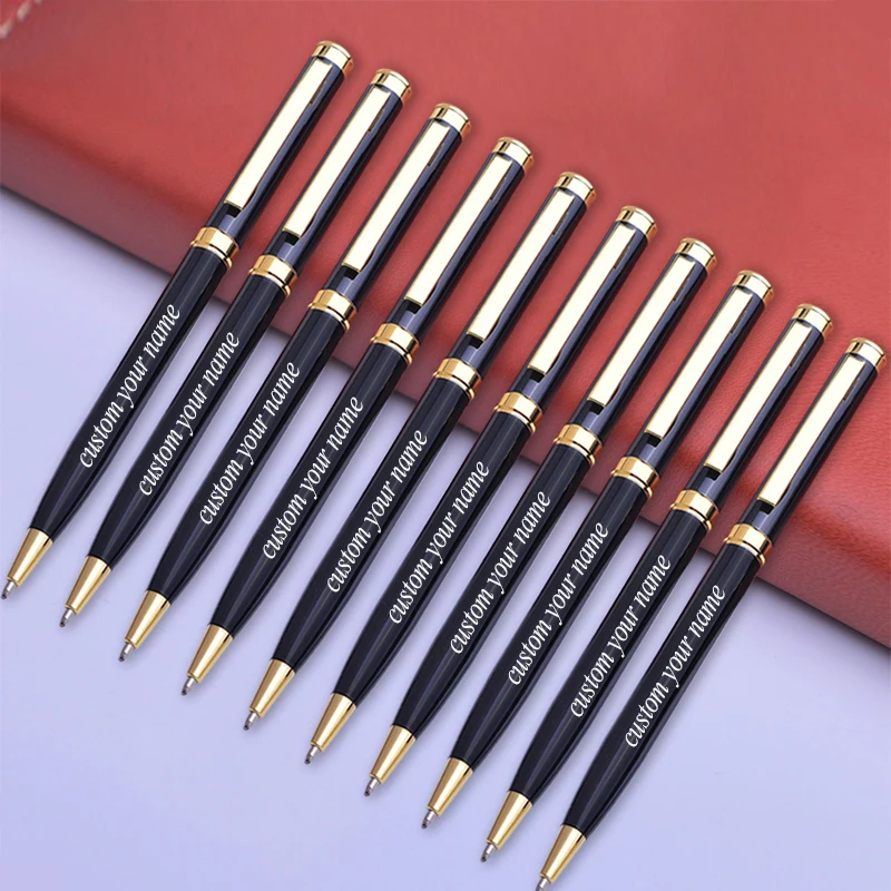10 pcs/set Custom Personalized Ballpoint Pen Writing Lettering Markers School Supplies ...