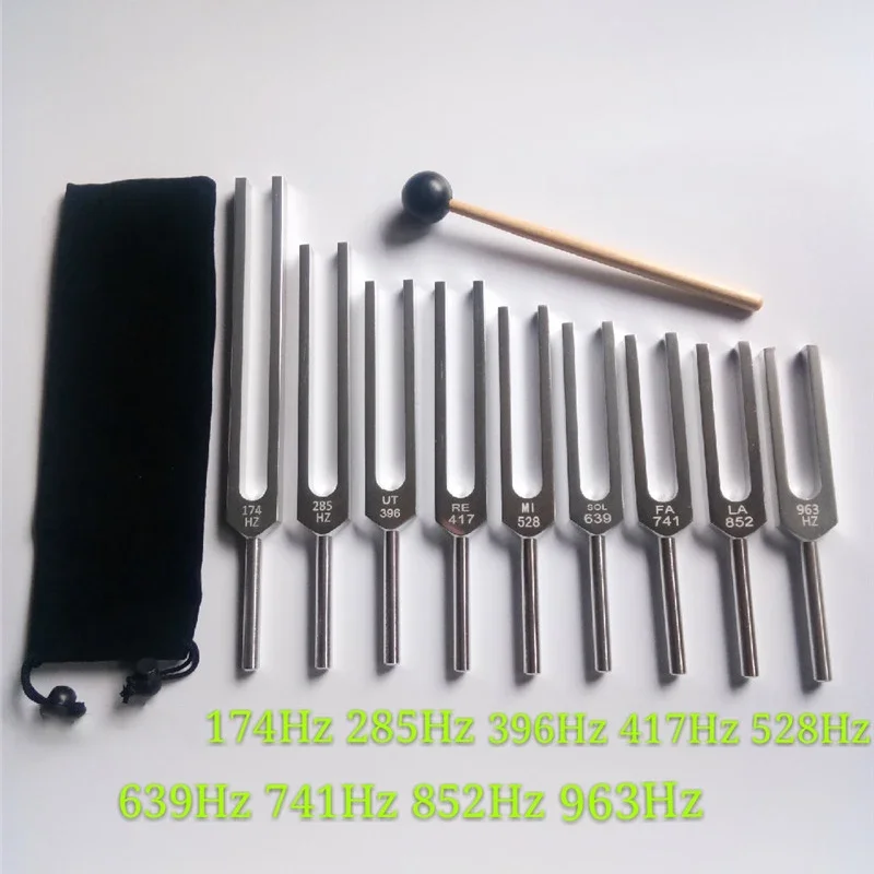 Aluminum-Alloy-Tuning-Forks-Set-Healing-Diapason-Music-Therapy-Medical ...