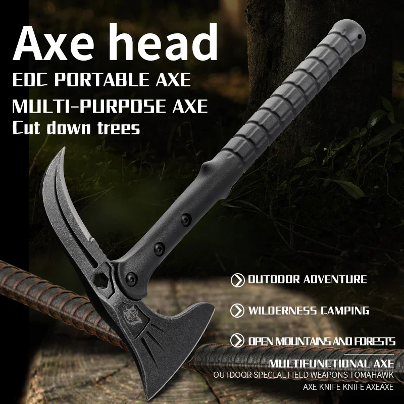 HUANGFU4cr13-Steel-Multi-functional-Battle-Axe-Portable-Survival-Axe ...