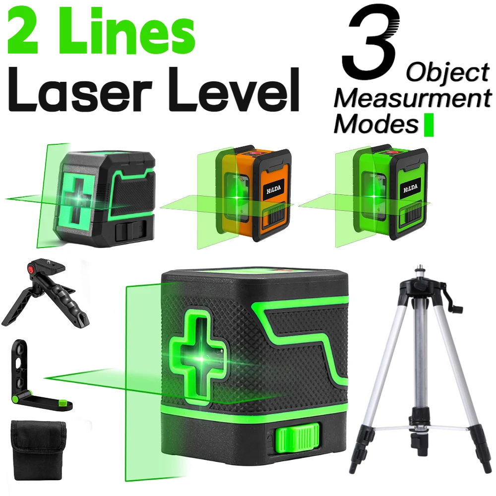 HILDA-2-Lines-Laser-Level-Machine-Digital-Level-Laser-Rangefinder-Self ...