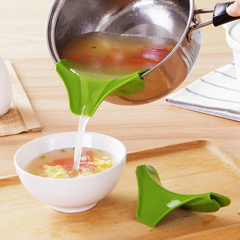 Kitchen-Funnel-with-Anti-Splash-Edge-and-Liquid-Streamer-Spout-Anti ...