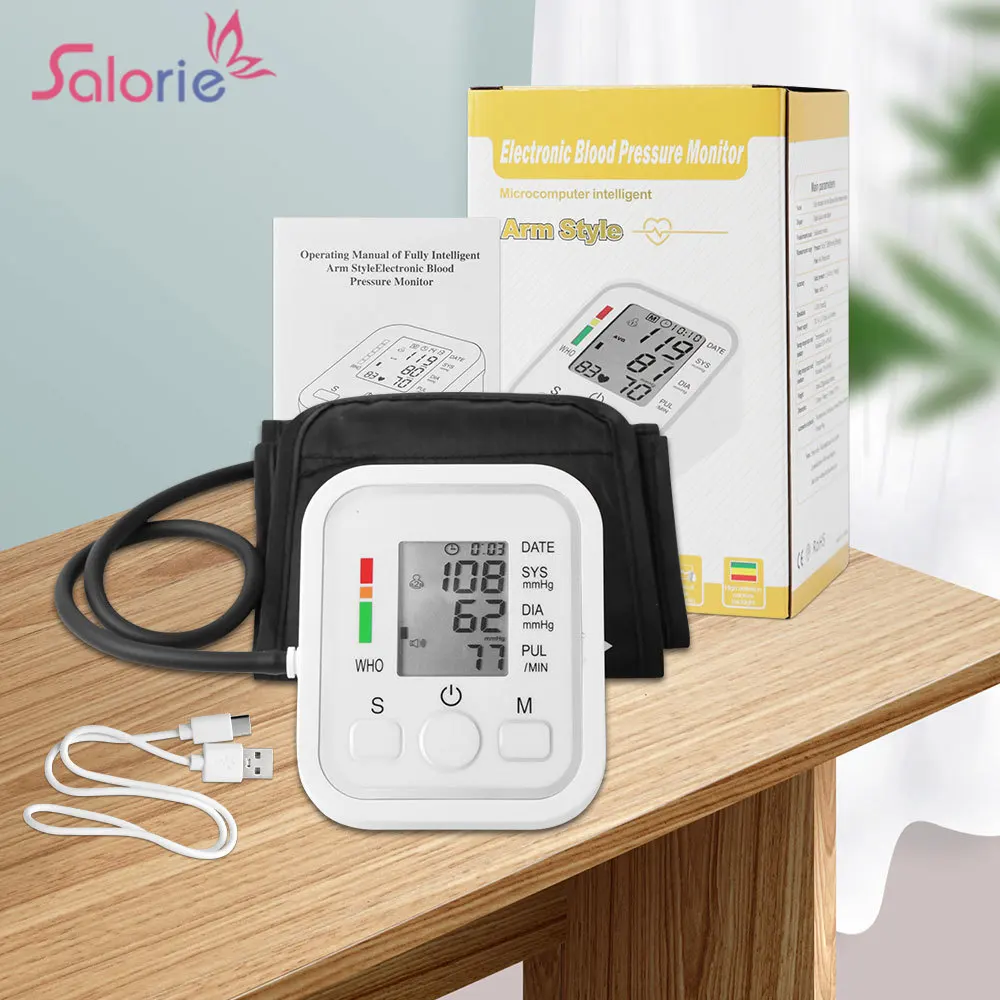 Digital-Wrist-Blood-Pressure-Monitor-Medical-Automatic-Sphygmomanometer-Voice-Heart-Rate-Pulse ...