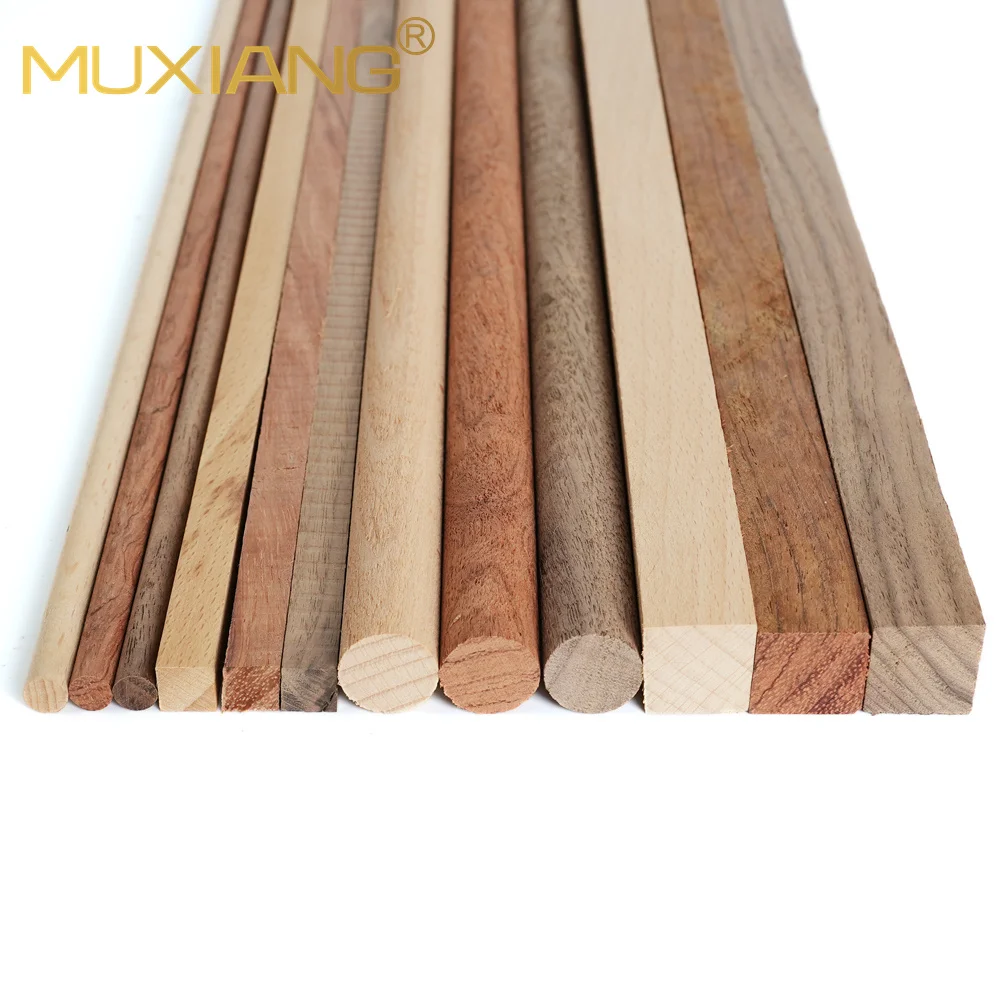 MUXIANG-50cm-wooden-stick-For-tobacco-pipe-making-OD-1-2cm-ebony-beech ...