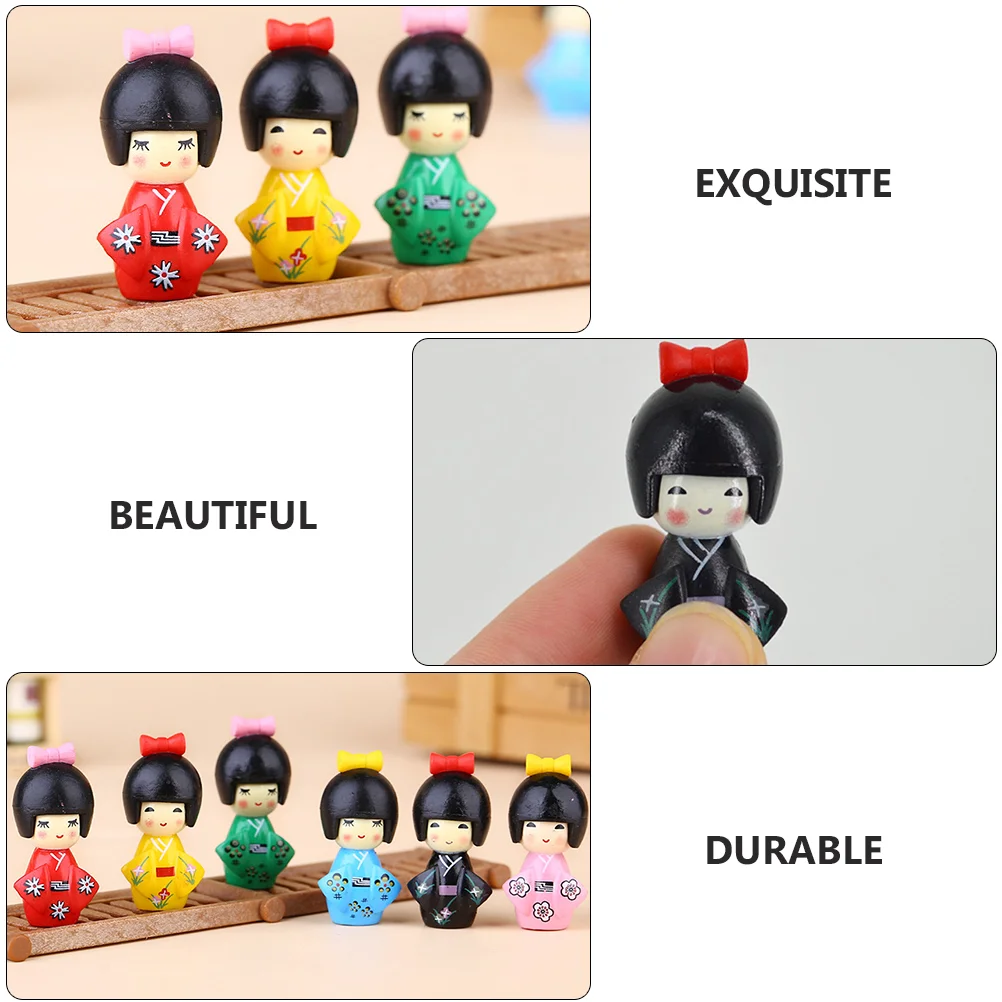 Miniature Kimono Dolls Japanese Mini Geisha Doll Figurine Traditional ...