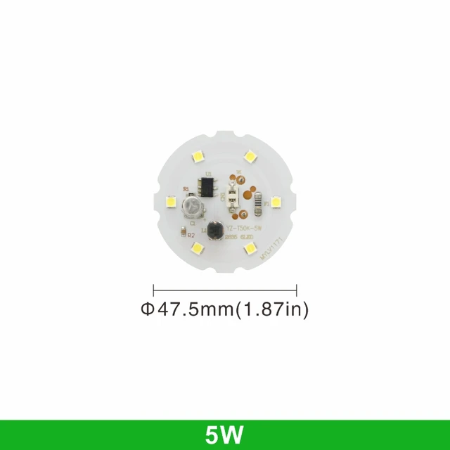 LED Round Chip 55W 45W 38W 28W 18W 14W 10W 5W for Light Bulb 2835SMD ...