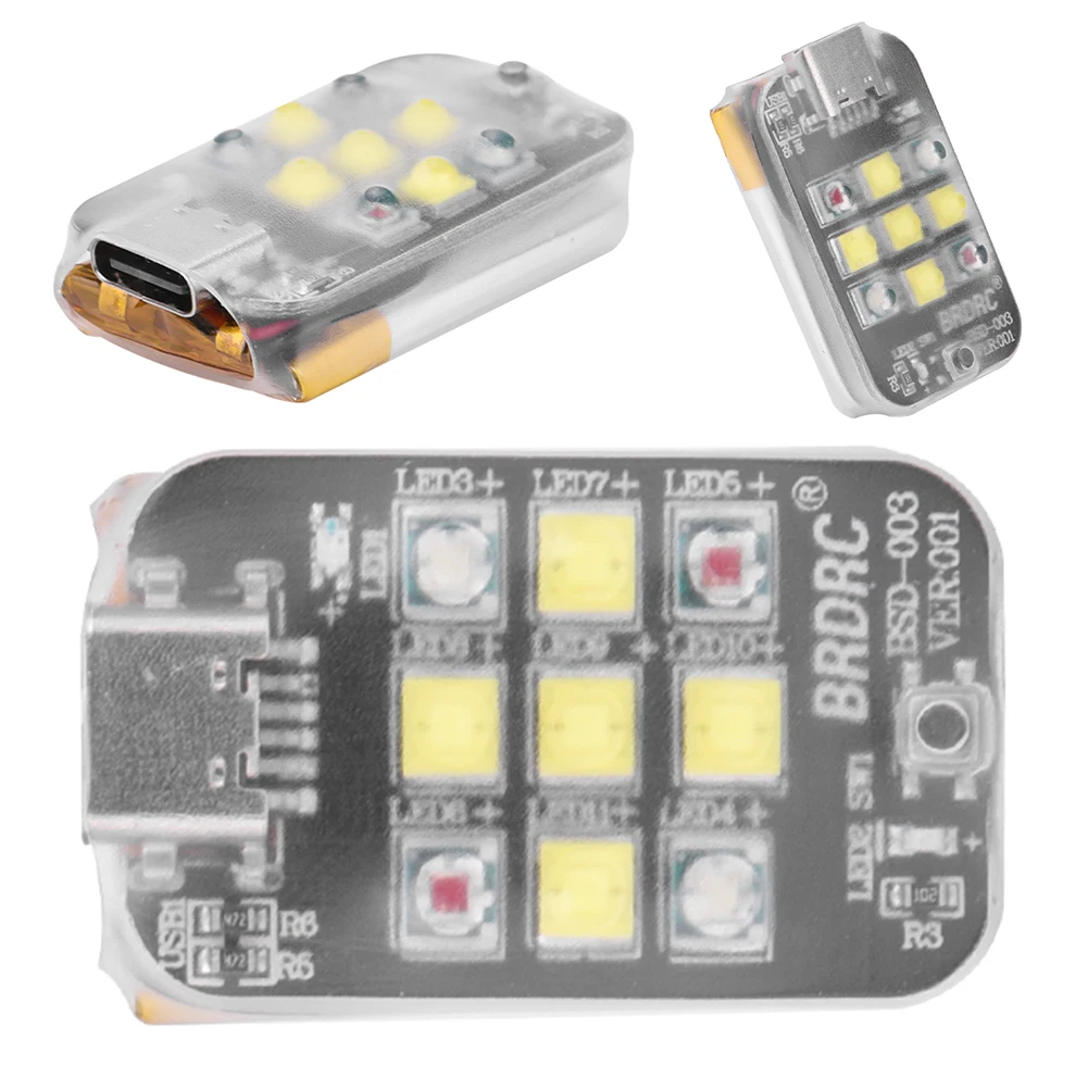 Blinking-LED-Flash-USB-Rechargeable-Wireless-LED-Drone-Strobe-Light-3 ...