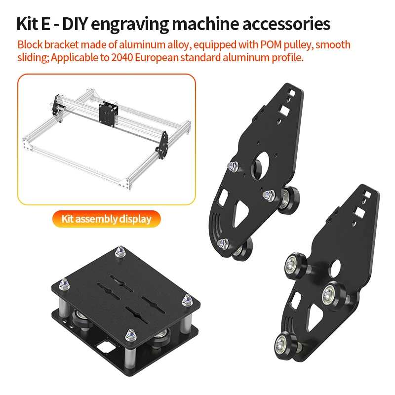 All-Metal-Laser-Engraving-Machine-Parts-X-Y-Axis-Moving-Skateboard-Kit ...