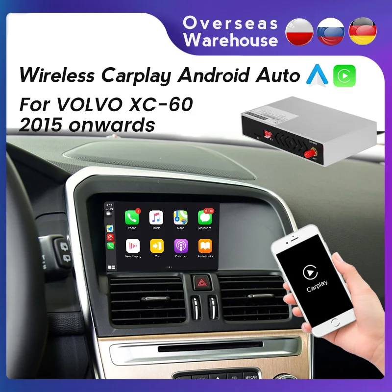 Decoder-Box-Android-Auto-Wireless-Carplay-For-Volvo-XC-60-2015-Onwards ...