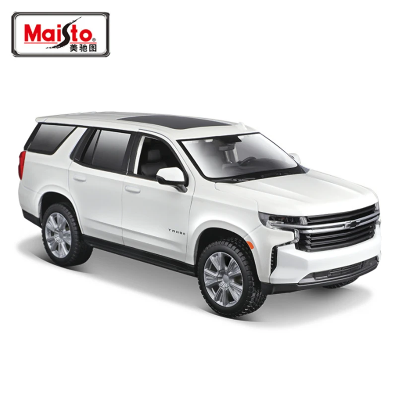 Maisto 1:26 2021 Chevrolet Tahoe SUV Alloy Car Model Diecast Metal Off ...