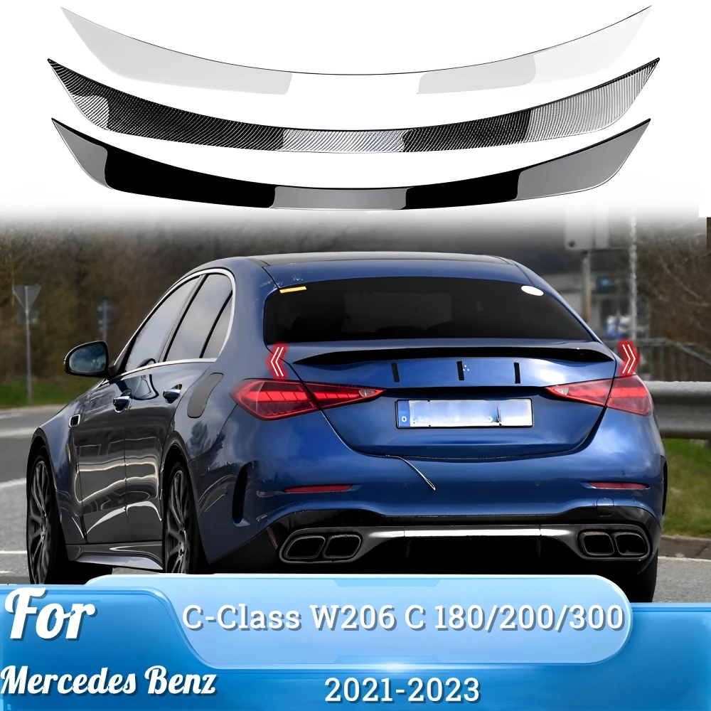 Car-Rear-Trunk-Spoiler-Wing-Roof-For-C-Class-W206-C200-C260-C300-C63 ...