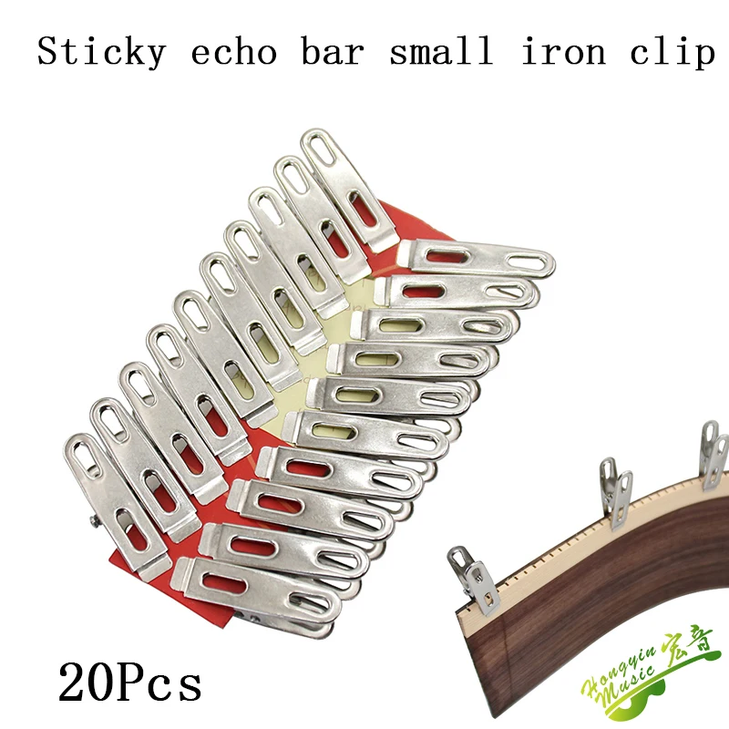 20pcs Echo strip return clip Powerful small iron clip long tail clip ...