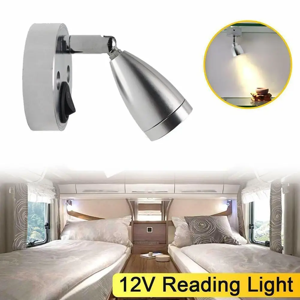 DC12V-3W-3000K-Warm-White-LED-Spot-RV-Bedside-Lamp-Caravan-Boat-Trailer ...