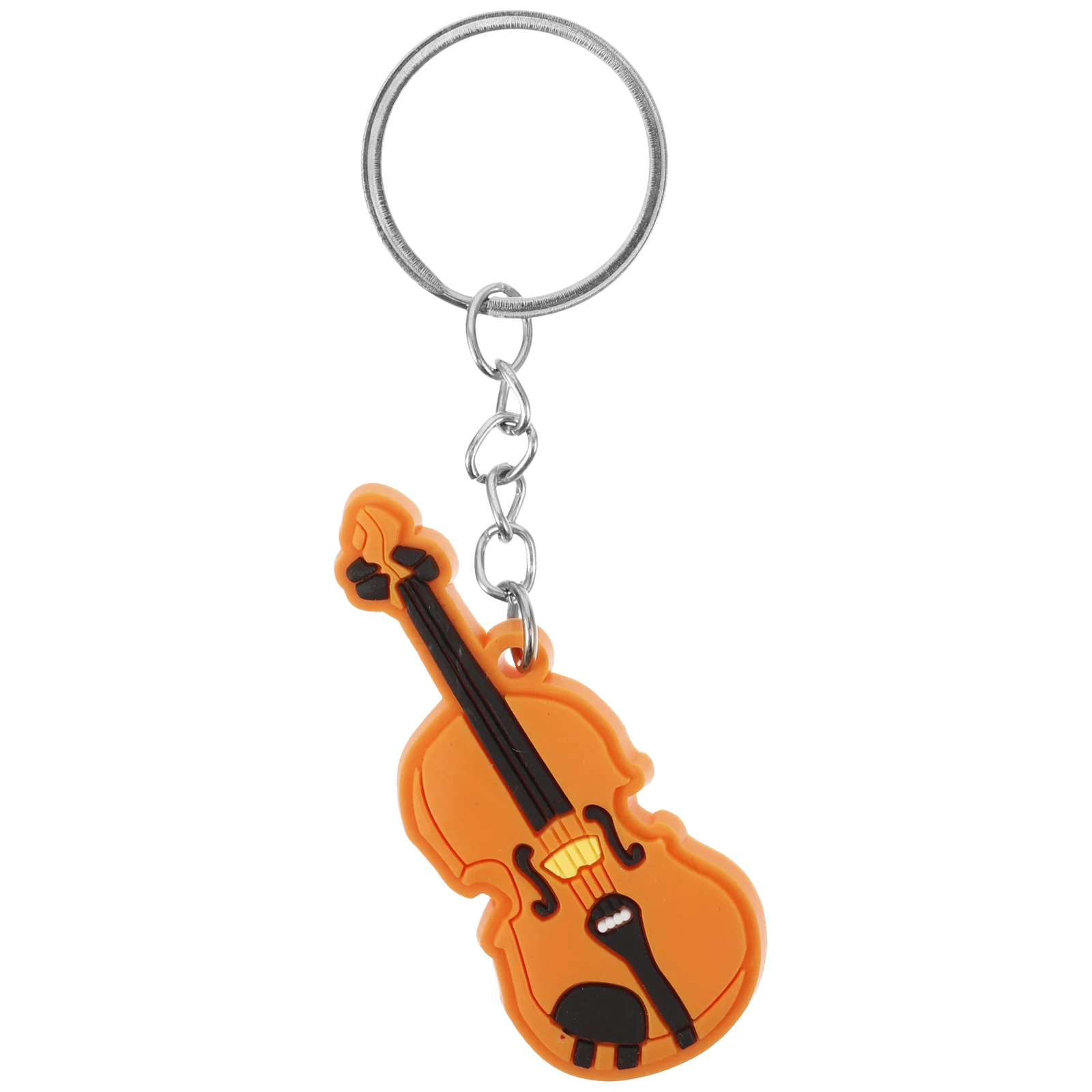 Violin-Shaped-Keychain-Key-Ring-Pendant-Musical-Instrument-Keychain ...