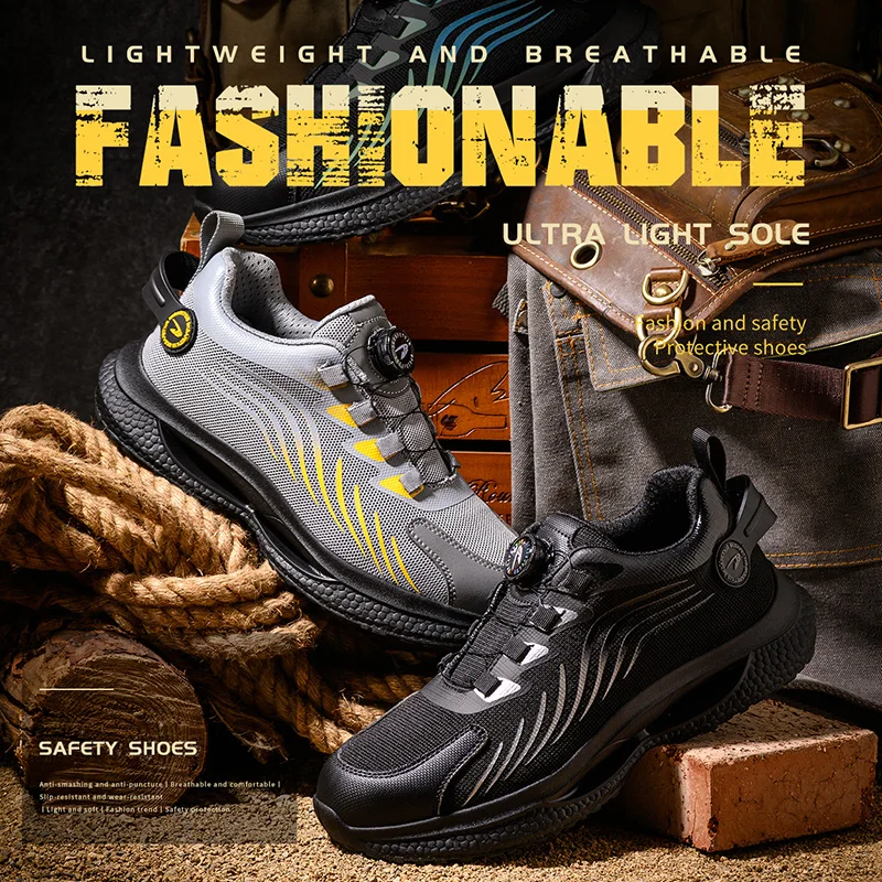 OMG-Safety-Shoes-Men-Steel-Toe-Men-s-Work-Shoes-Puncture-Proof-Work ...