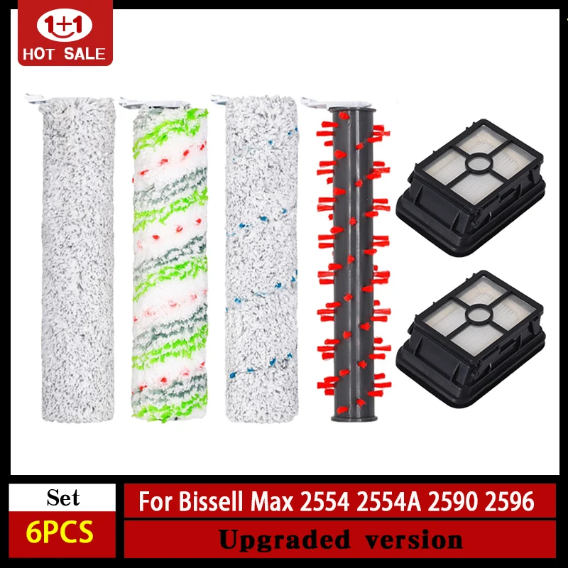 For-bissell-crosswave-2765-brush-Accessories-Main-Brush-HEPA-Filter ...