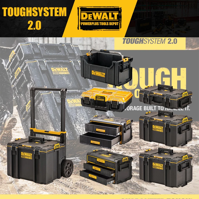 DEWALT-TOUGHSYSTEM-2-0-Mobile-Stackable-Storage-Tool-Box-DS100-DS166 ...