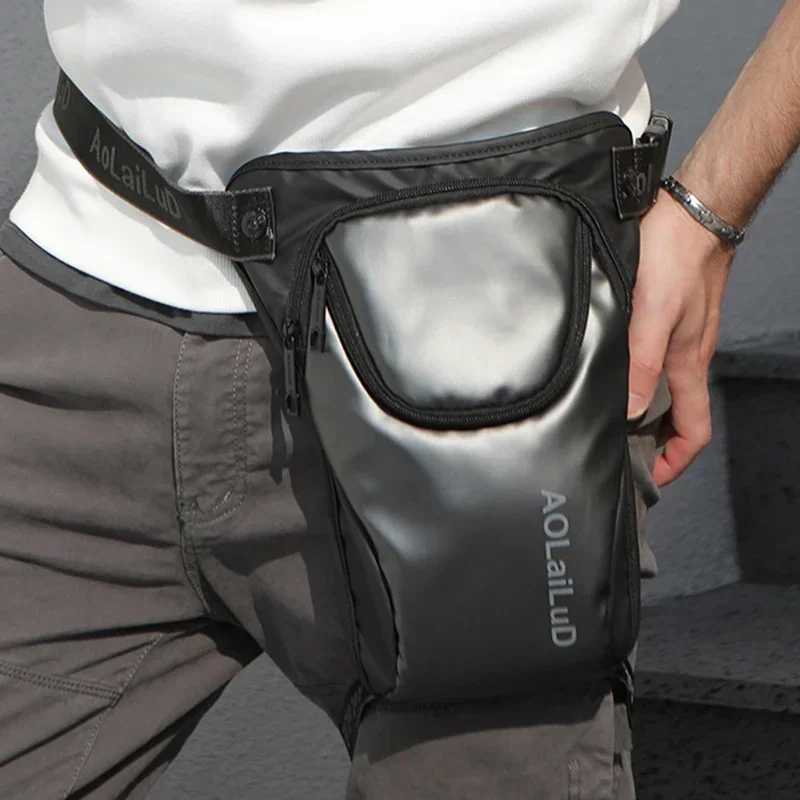 Men-Fanny-Waist-Pack-Drop-Leg-Bag-for-Rider-Motorcycle-Waterproof-Nylon ...