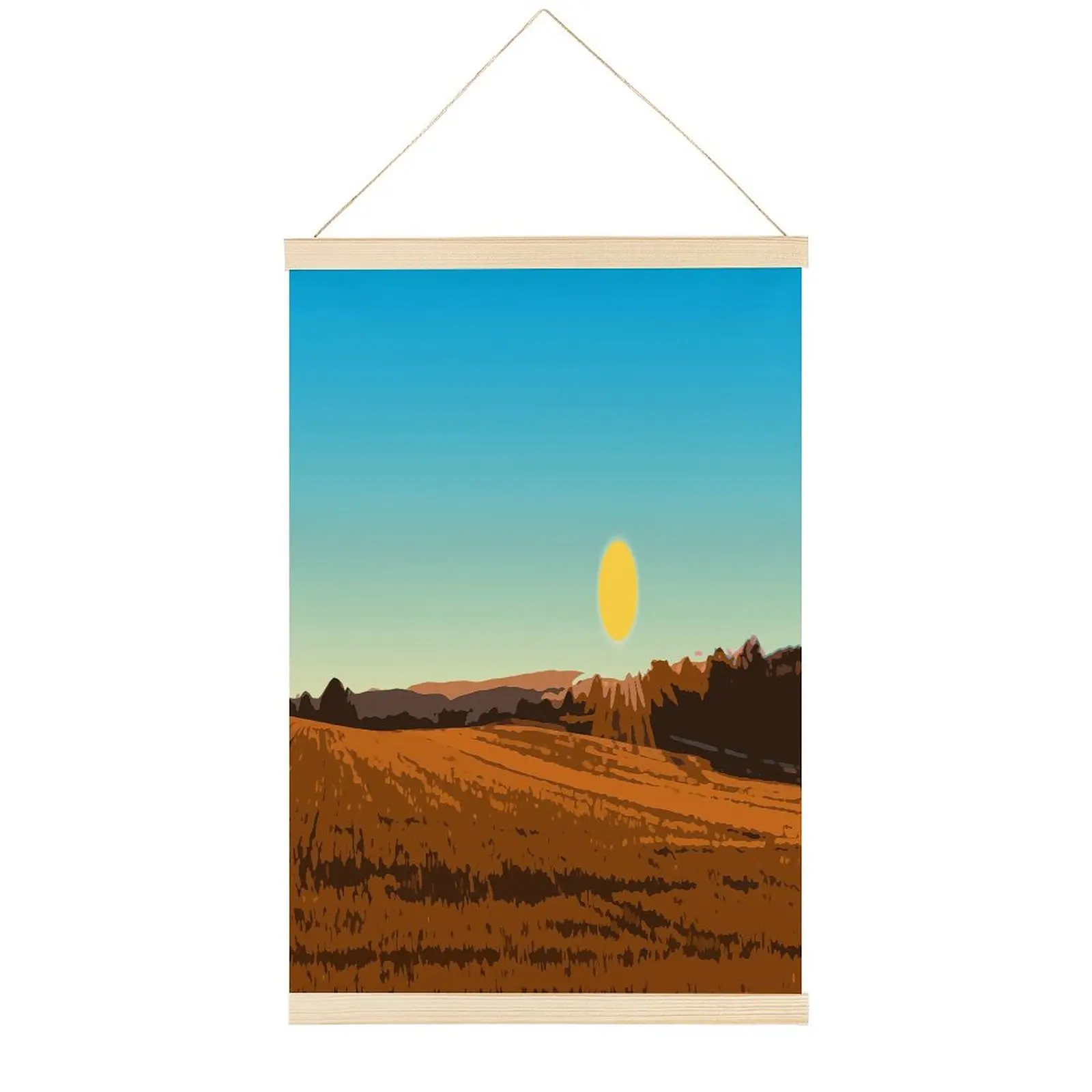 Sunset-Nature-PaintingCanvas-Hanging-Picture-Scenery-Painting-Home ...
