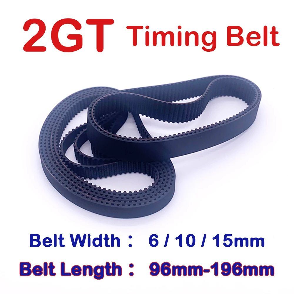 2GT-Timing-Belt-Closed-Loop-Belt-Width-6-10-15mm-Synchronous-Drive ...
