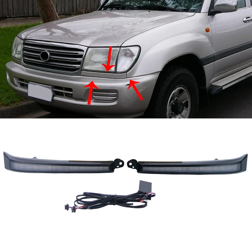 LED-Front-Bumper-Daytime-Running-Light-Turning-Light-For-Toyota-Land ...