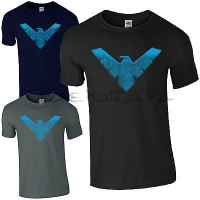 T-shirt-men-cotton-Nightwing-T-Shirt-Inspired-Logo-Emblem-Robin-Grayson ...