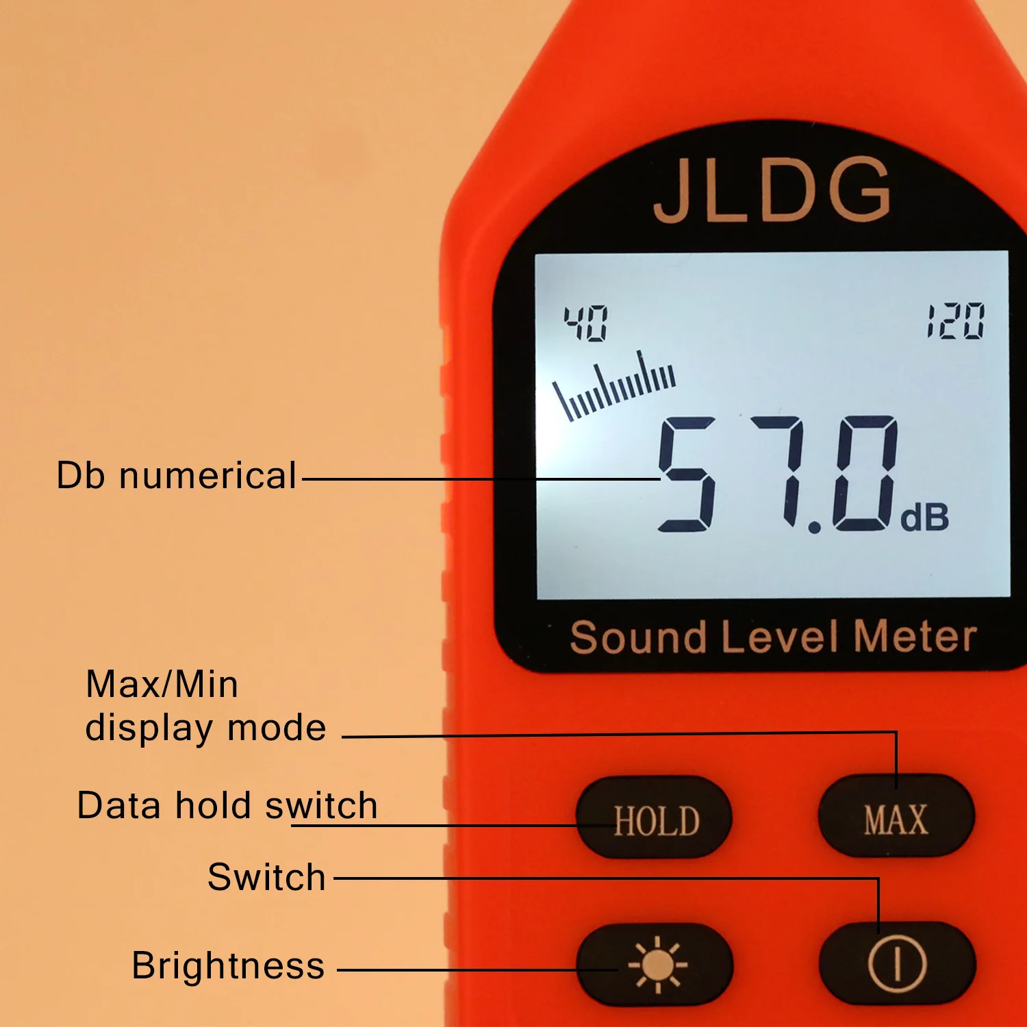 JD-118-30-130dB-Noise-Measuring-Instrument-db-Meter-High-precision ...