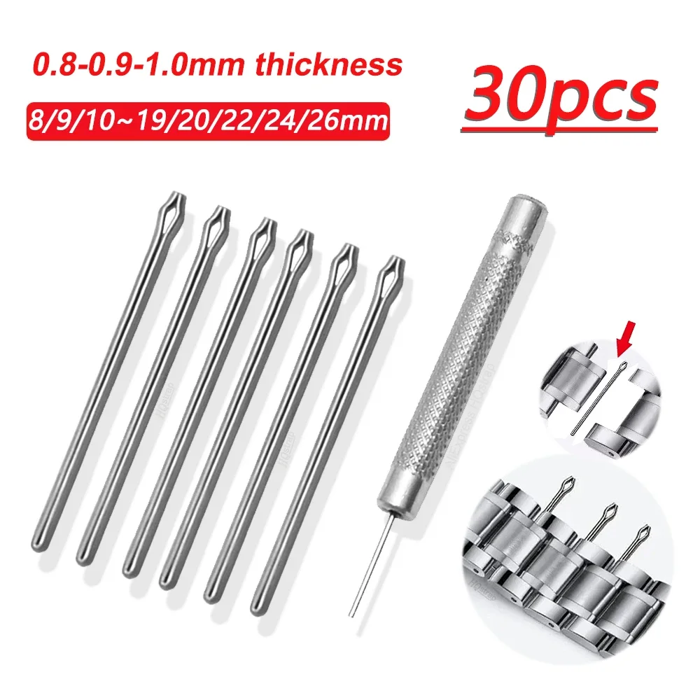 30pcs-Metal-Watch-Band-Link-Pins-Bar-18mm-20mm-22mm-24mm-8mm-26mm ...
