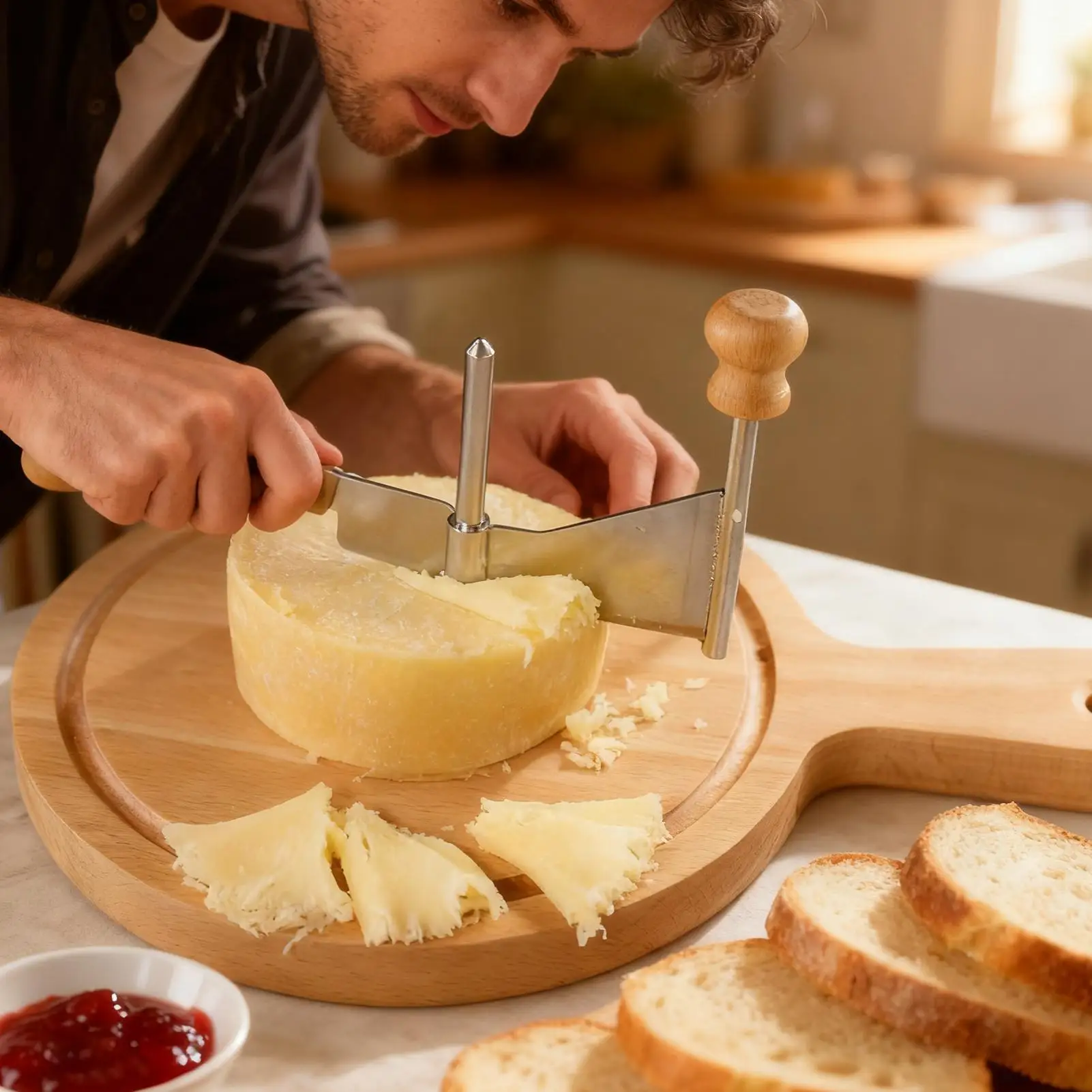 Cheese Flower Maker Stainless Steel with Handle Cheese Slicer Flower ...