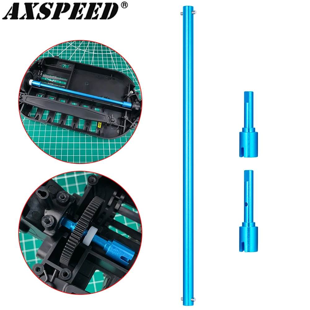 AXSPEED-Aluminum-Alloy-Center-Drive-Shaft-and-Front-Rear-Diff-Cup-for ...