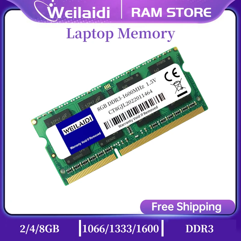 DDR3 DDR3L Memory RAM SODIMM 8GB 4GB 1333 1066 1600Mhz SO-DIMM DDR2 ...