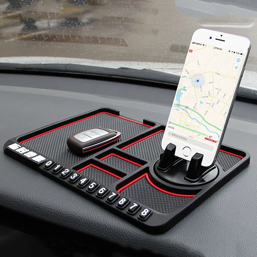 Silicone-Car-Anti-Slip-Mat-Auto-Phone-Holder-Non-Slip-Sticky-Anti-Slide ...