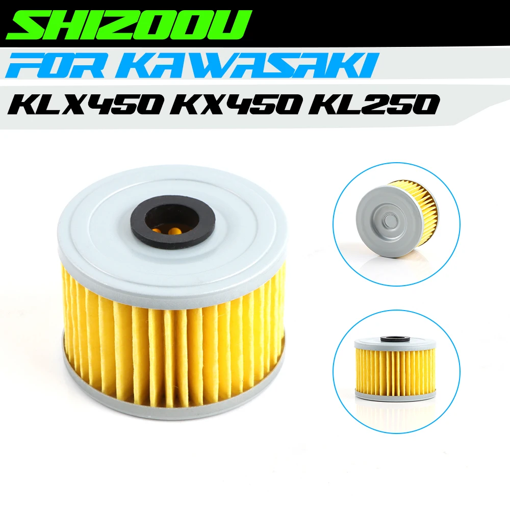 Motorcycle Oil Filter For kawasaki KLX450r KLX 450 R KX450 KX450F ...