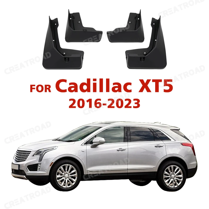 4PCS-Mudguards-For-Cadillac-XT5-2016-2023-Front-Rear-Mud-Flaps-Wheel ...