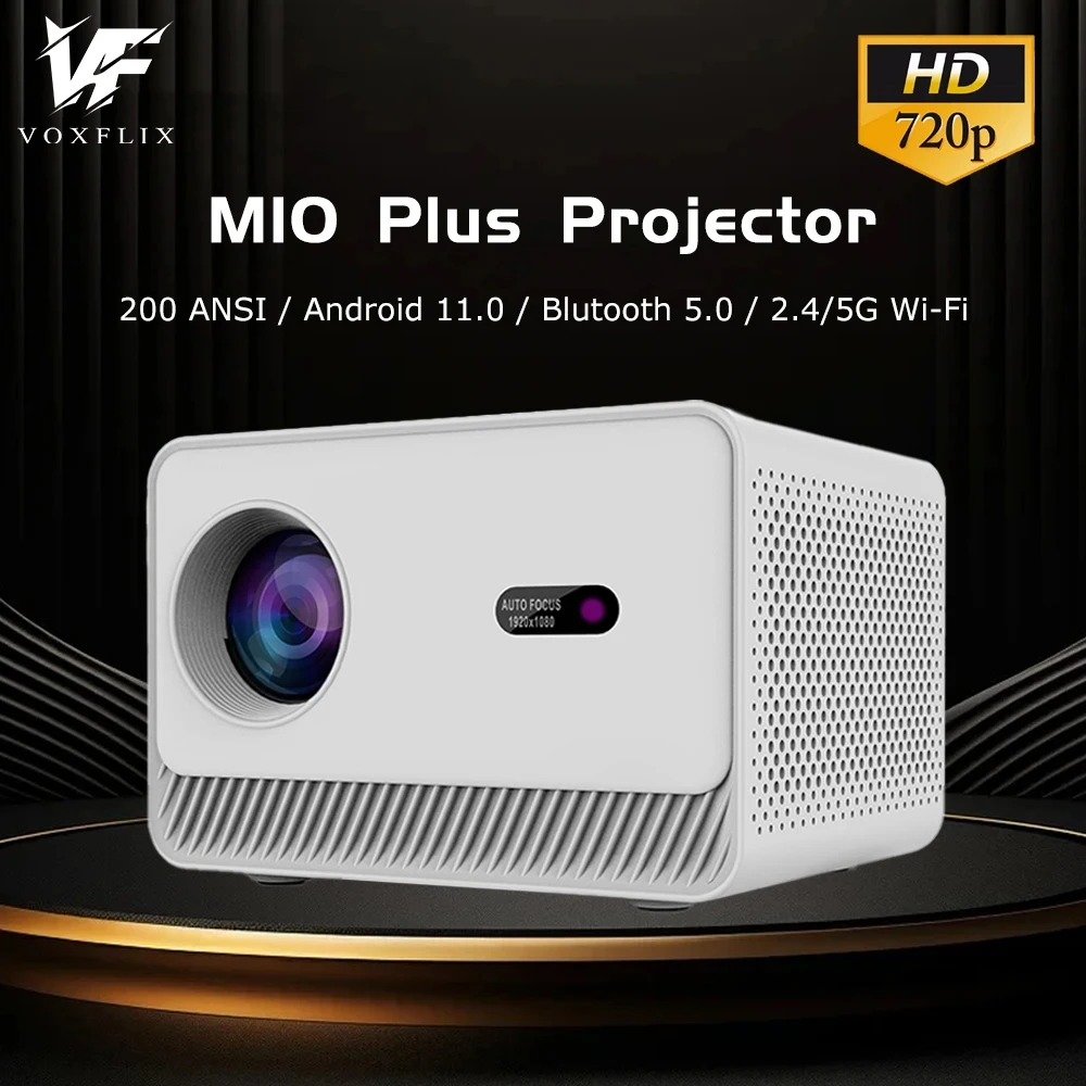 VOXFLIX-M10-Plus-Projector-8K-Android-11-0-Support-1080P-Theater-Native ...