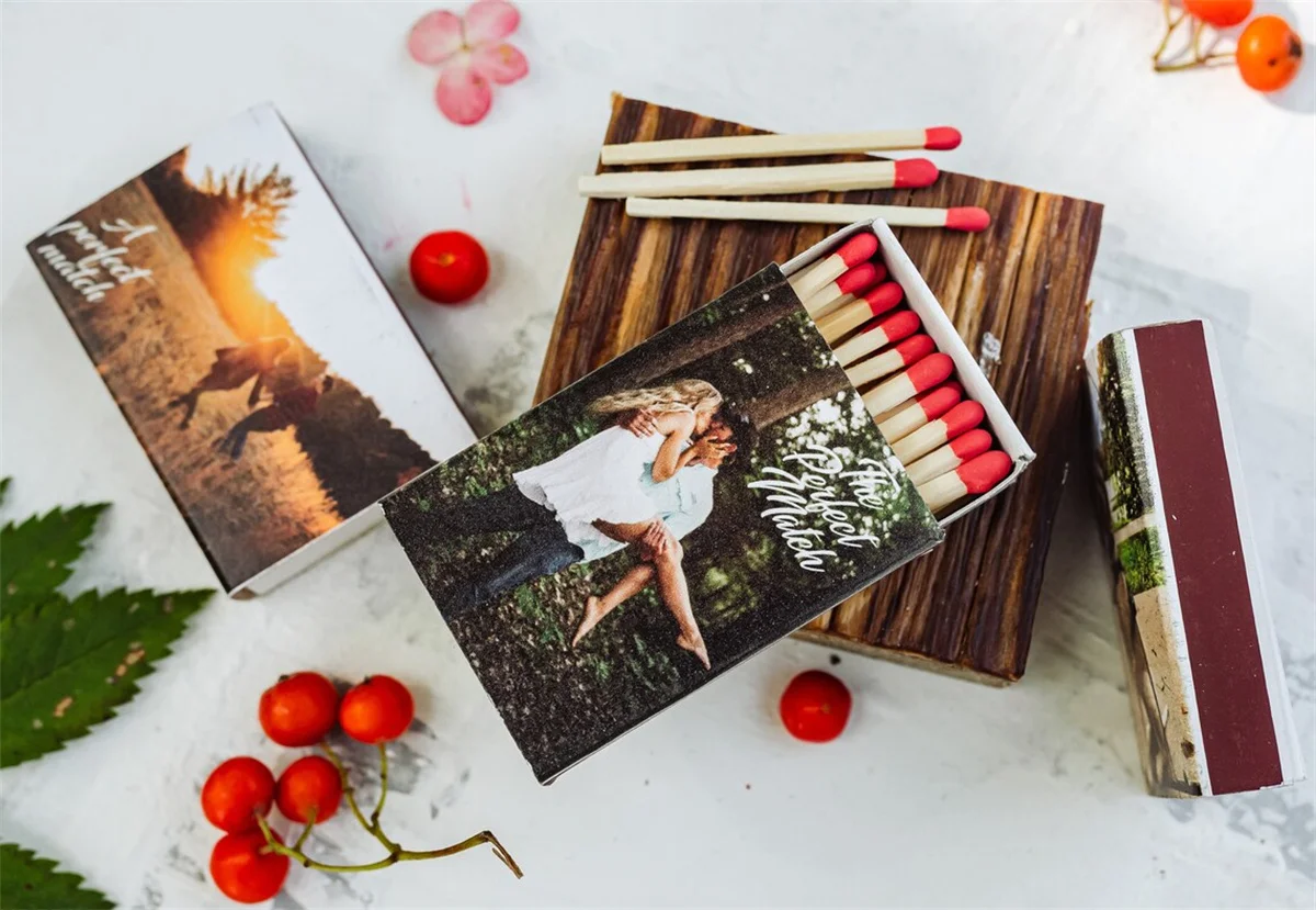 The-PERFECT-MATCH-photo-matchboxes-Custom-photo-matches-Wedding-matches ...