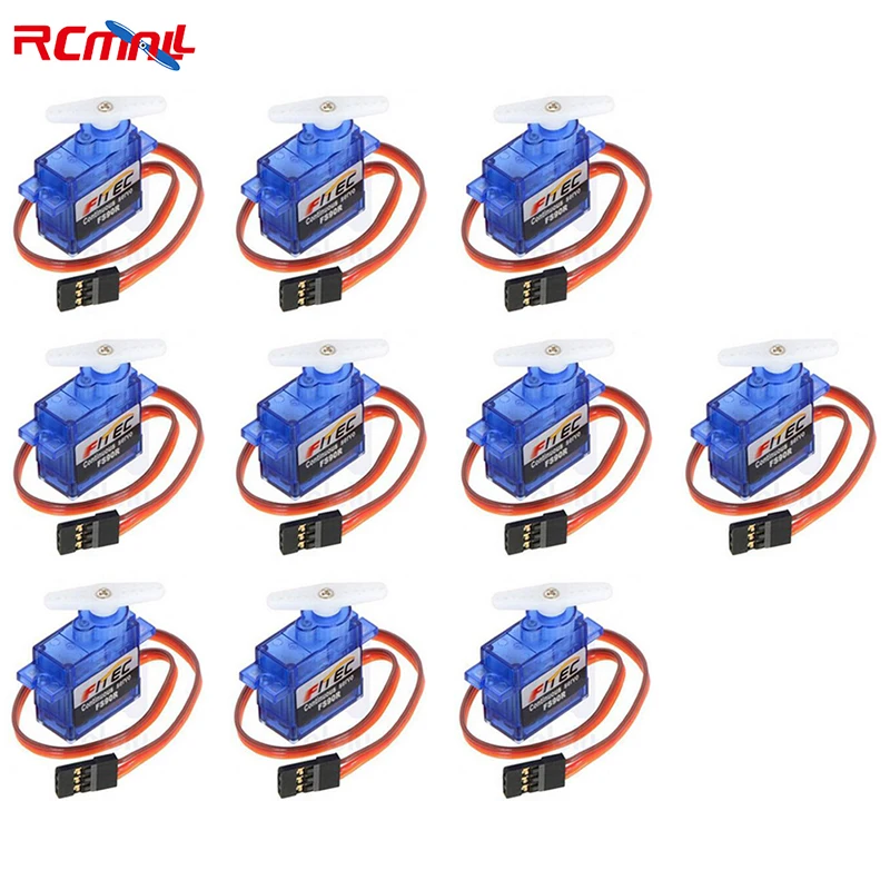 10Pcs-Feetech-FS90R-RC-Servo-360-Degree-Continuous-Rotation-Micro-Servo ...
