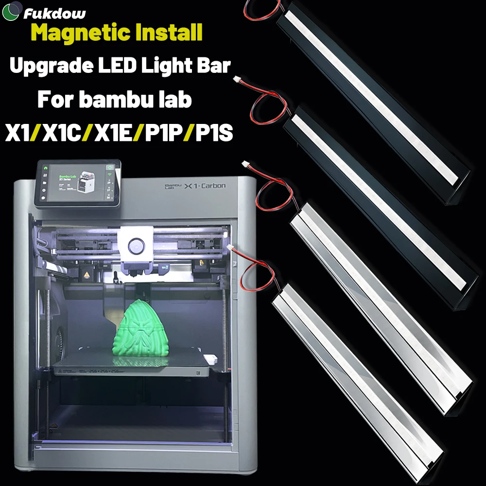 AceRayBar For BambuLab LEDLight Strip High Brightness Magnetic Install ...