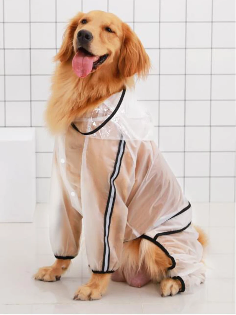 2023-New-1Pcs-Dog-Raincoats-Transparency-Environmental-Protection-TPU ...