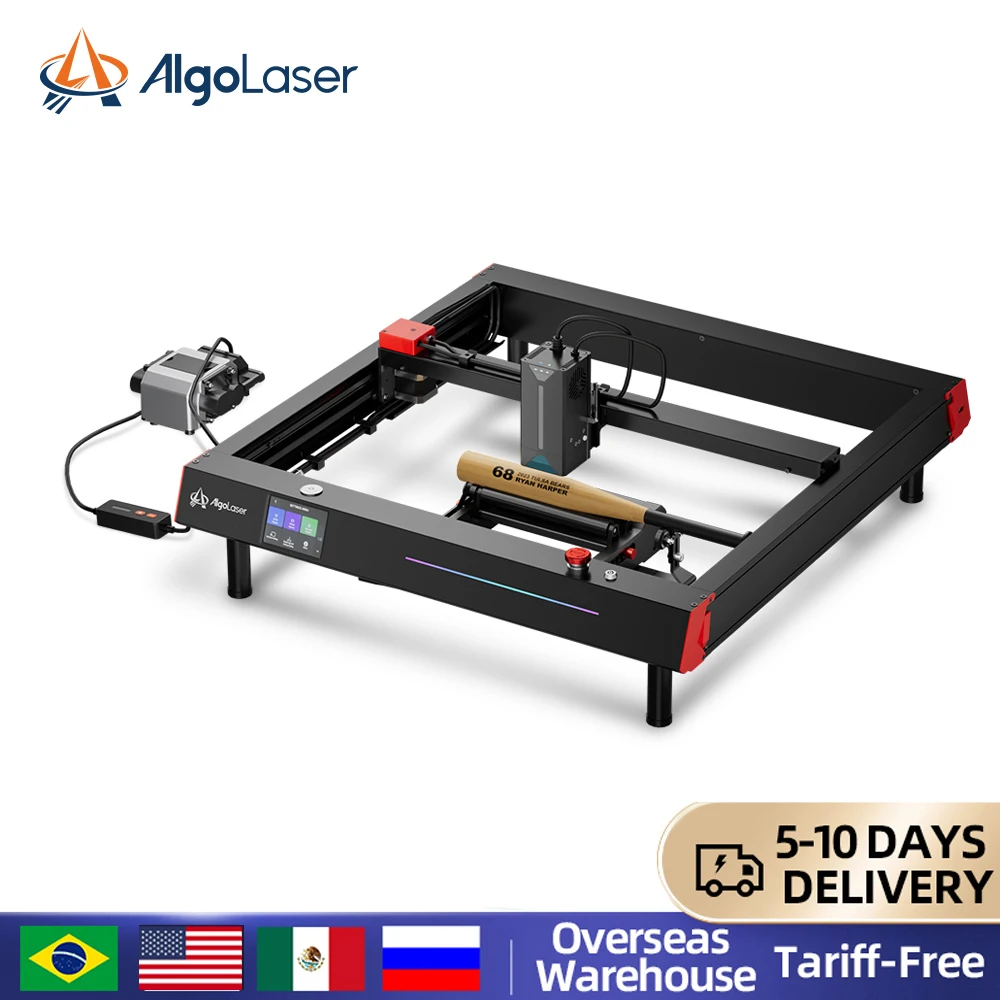 AlgoLaser-Delta-22W-Laser-Engraver-and-Cutter-Cut-0-05mm-Metal-and ...
